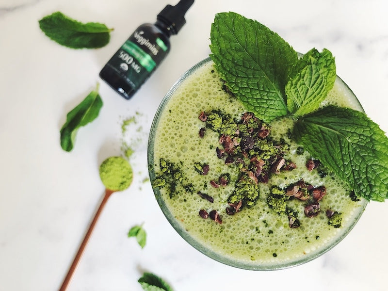 Refreshing CBD Matcha Mint Chip Shake – Windy City Organics