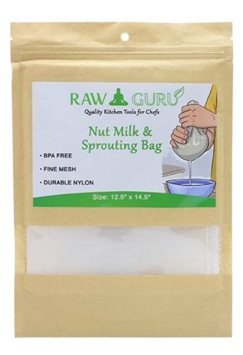 Nut Milk Bag (Nylon with String) – Windy City Organics