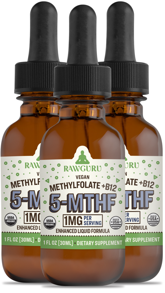 Organic Methylfolate 1mg + B12 (3 Month Supply) 3 SKU – Windy City Organics