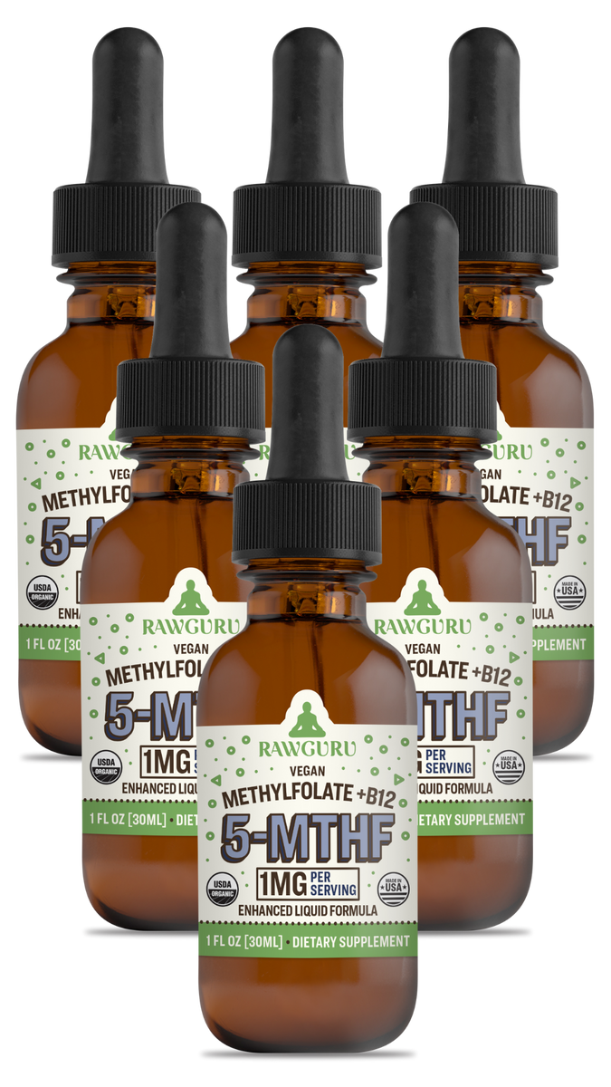 Organic Methylfolate 1mg + B12 (6 Month Supply) 6 SKU – Windy City Organics